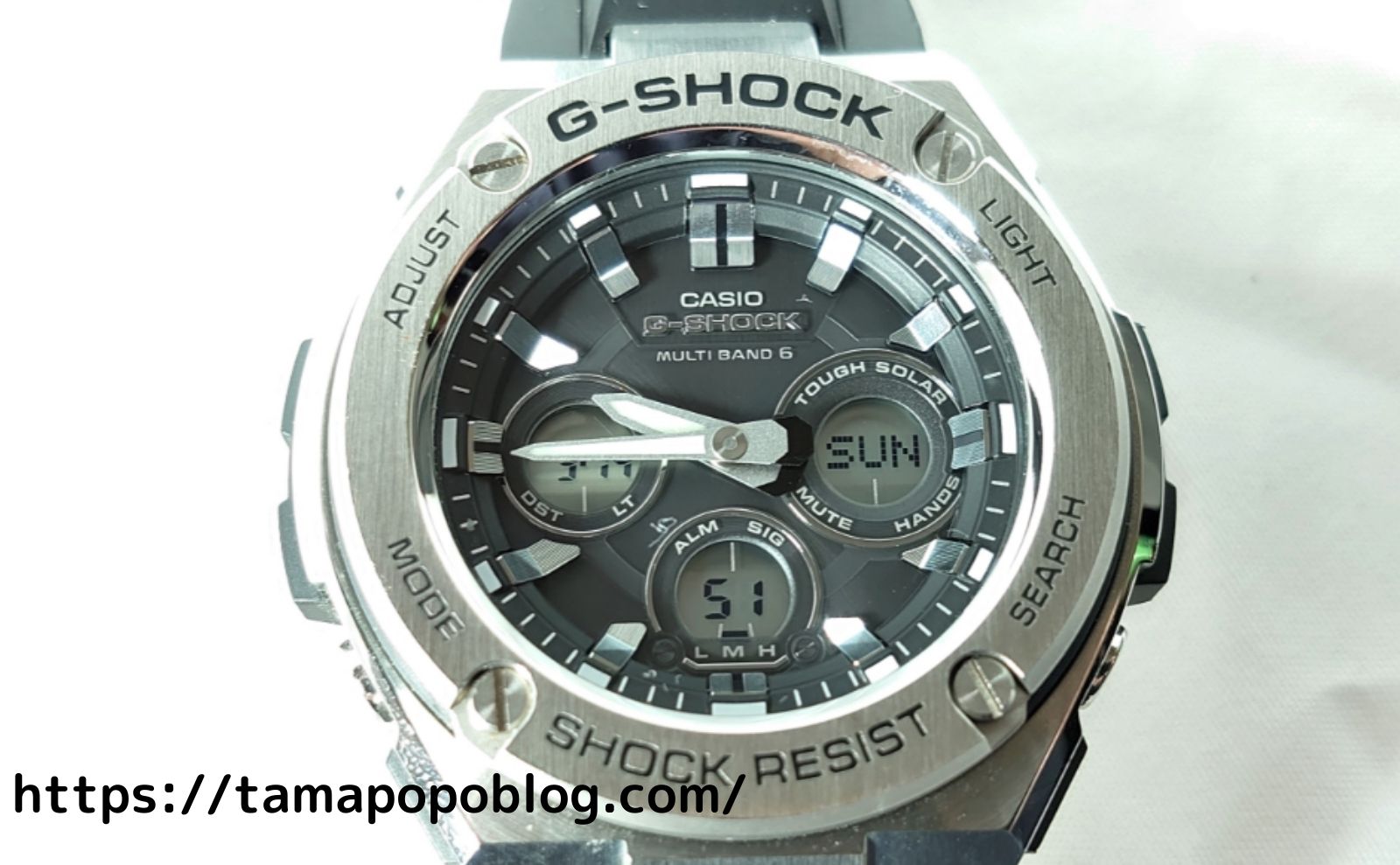 G-SHOCKのG-STEELのミッド（ミドル）サイズ：GST-W310-1AJFを使ってみた感想とレビュー